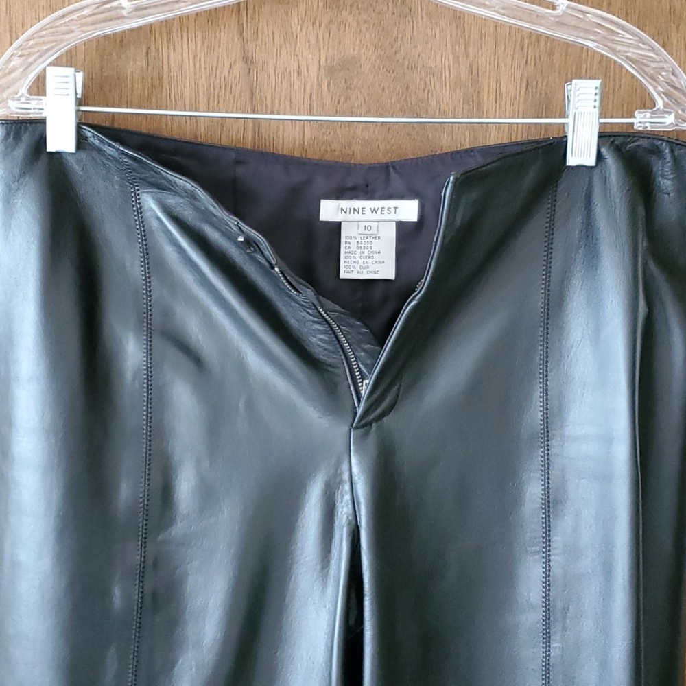 Womans Leather Pants - Gem